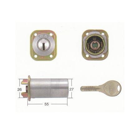 【商品説明】●シリンダーの名称：V18シリンダー●本体数量：1個●附属キー本数：3本●色：シルバー●対応扉厚：36mm●美和ロック社製（RA）用取替シリンダーです。●取替用シリンダー