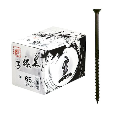 株式会社ウイングメーカーお問い合わせ：0794-82-1300【商品説明】●ネジ山に入ったノッチラインと軸部ローレットの効果と摩擦抵抗の少ない表面処理黒パーカーの効果が打込みトルクを大幅に低減。●バツグンに軽い打込みを実現。●完全半ネジ仕様...