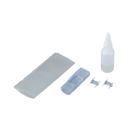 ハタヤメーカーお問い合わせ：0120-686-888【商品説明】LEDテープライト用補修キット●セット内容：接続ピン×2　接続コネクター　専用接着剤　収縮チューブ※数量によっては7-10営業日を入荷までに要します。