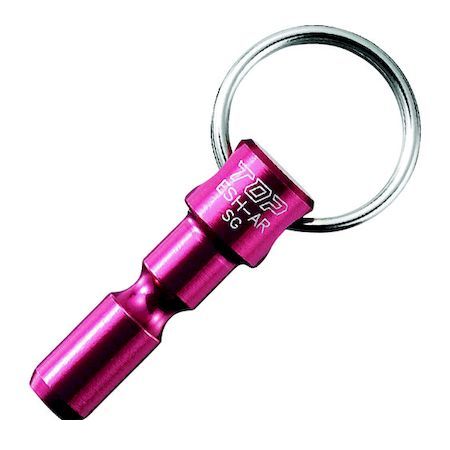トップ工業0256-33-1681【商品説明】●六角シャンク以外の鍵や小物を、ソケットホルダーに収納できる様にするアダプターです。●多種多彩な鍵を取り付け紛失、落下を防ぎます。●色：レッド●全長(mm)：42●差込口(mm)●二重リング付●...