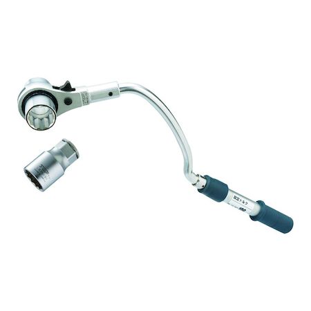 トップ工業メーカーお問い合わせ：0256-33-1681【商品説明】●水道本管のフランジボルト・ナットの締め付けに便利です。●弓形ハンドルにより狭い管路も容易に締め付け可能です。●トルク機構で「カツン」と鳴り、首が折れたら締め付け完了です。...