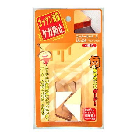 【商品説明】●テーブルや家具の角などの危険なコーナーをやさしくガードします。●気温10℃以上のときに作業してください。（低温では本来の粘着力を発揮しません。）●粘着面に手を触れたり、貼り直しをすると粘着力が弱くなるのでご注意ください。●きれ...