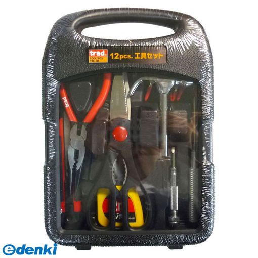 【商品説明】●使用頻度の高い工具をセットアップ!備えて安心、使って便利な工具セット！●ケースサイズ/W195×H275×D51mm●重量/1.5kg●セット内容/システムネイルハンマー、万能鋏、カッター、万能ラジオペンチ150mm、ヤスリ(...