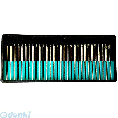 アイガーツールメーカーお問い合わせ：0256-32-4071【商品説明】【仕様】●ダイヤモンド先端工具10本セット●軸径：φ2.35m/m【サイズ】60mm×145mm×18mm【重量】84g【カラー】シルバー