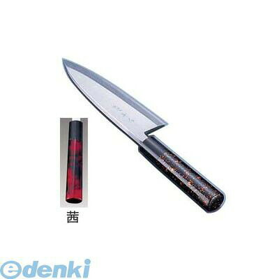 ●仕様：15cm　茜●サイズ(cm) 全長(mm) 質量(g) 背厚(mm) 模様：15 295 250 8.0 茜●歌舞伎調和庖丁「忠舟作」シリーズ 伝統の和の心・・・それは職人のこだわり日本伝統の塗師の巧みな技と美濃独自の美濃鞘塗り仕上...