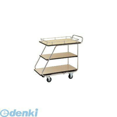 ●メーカー品番 幅×奥行×高さ(mm)：g-51 980×510×860●車輪:φ100×2自在 φ100×2固定材質 フレーム:ステンレスパイプ 棚板:合板デコラ張棚間隔:上段246 下段266耐荷重:50 kg用途:MSC-44と同じで...