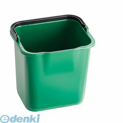 ●仕様：4．7L　グリーン●グリーン●213×177×H215材質:ポリプロピレン・クリーニングカート5011にセットし小物入れとして使用できます。