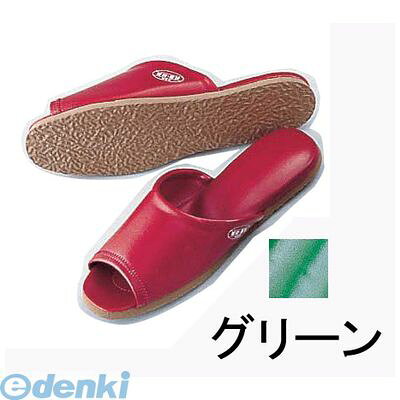●仕様：L　グリーン●メーカー品番 色 サイズ 寸法(cm)：SSK-5223 グリーン L 26.0~27.0●ホテル・旅館・病院・医院・学校・ゴルフ場・各種施設等で●天然ゴム入スポンジ底●アキレス抗菌レザレット素材●屋内専用●抗菌・防臭...