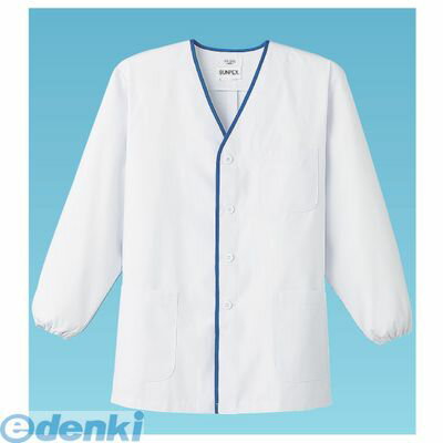 ●仕様：　M●メーカー品番 サイズ 着丈(cm) 肩巾(cm) 胸囲(cm) 袖丈(cm)：FA-346 M 74 46 110 56●ポリエステル65%+綿35% 33単糸ポプリン※胸ポケットあり※抗菌