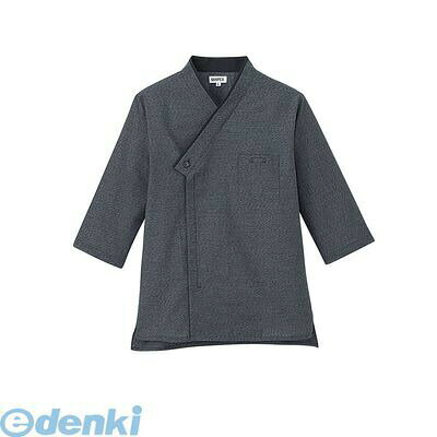 ●仕様：4L　（黒）●メーカー品番 サイズ 着丈(cm) 肩巾(cm) 胸囲(cm) 袖丈(cm)：JT-1259 4L 76 54 130 48●ポリエステル80%+綿20%/絣
