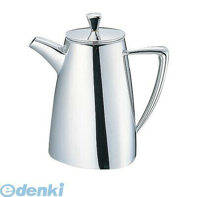●仕様：コーヒーポット　8〜10人用●サイズ(人用) 容量(cc) 直径×高さ(mm)：8~10人用 1200 φ120×195●モダンなデザインが、卓上を華やかに演出…。UK18-8トライアングル シリーズ●取手はアルゴン溶接を施し、銀ロ...