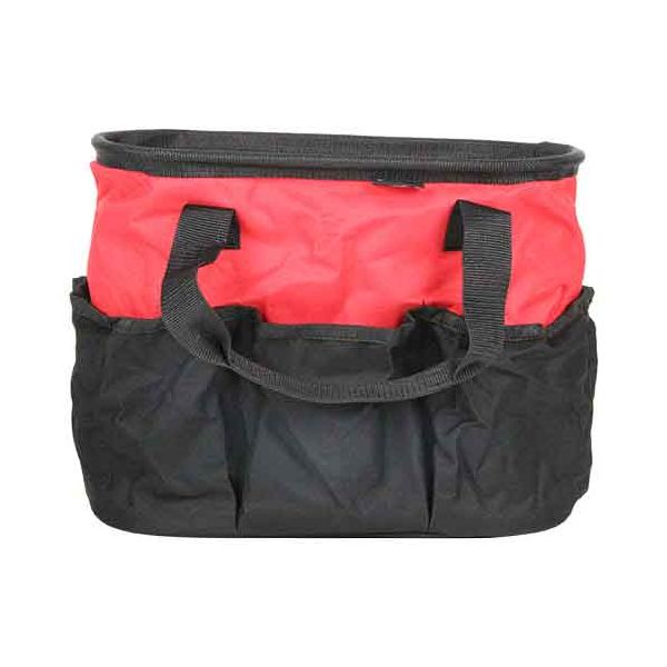【用途】工具・道具・資材等の収納、持ち運び。【機能・特徴】使わない時はコンパクトにたためます。【仕様】●楕円型。●サイズ：幅300×奥行き150×高さ230mm。●ポリエステル。【注意事項ほか】合成繊維ですので火気・薬品等に近付けないで下さ...