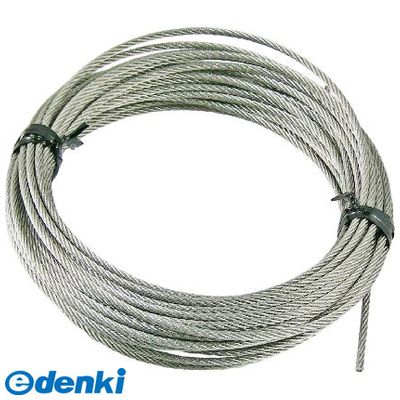 【商品説明】使用荷重 48.1kg強くて錆びにくいステンレス製。ワイヤーロープ 細径。ワイヤー径2.0mmx10m