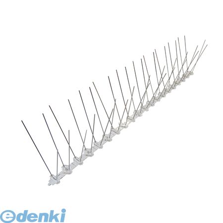 【商品説明】■鳥のフン害や巣作り防止に。工場や倉庫への設置に最適です■ピンはステンレス製、ベース部分はポリカーボネート樹脂製で耐候製に優れています■4cmごとに分割でき、長さの調節が可能です。ベース部分を折って下さい■サイズ：ピン広がり幅約...