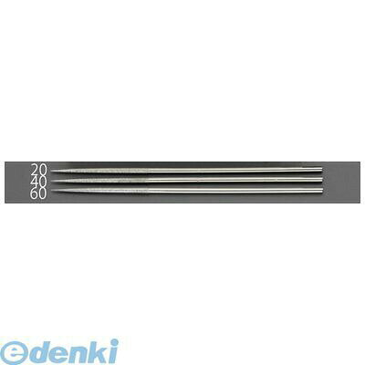 エスコメーカーお問い合わせ：06-6532-6226●全長…140mm●粒度…＃200●形状…丸●刃幅…5.7mm●刃厚…1.7mm●コーティング長…50mm●軸径…φ3mm●刃材質…SK