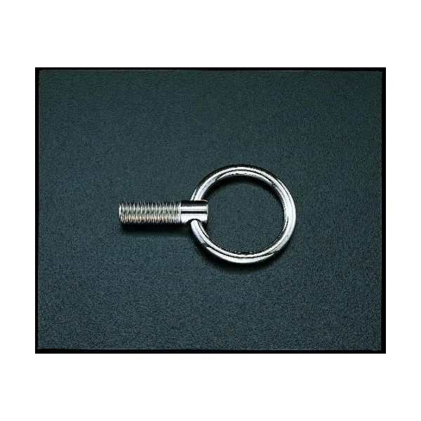 エスコメーカーお問い合わせ：06-6532-6226●材質…SUS304●線径…6mm●リング内径…40mm●ねじ長…30mm●ねじ径…M12●使用荷重…80kg