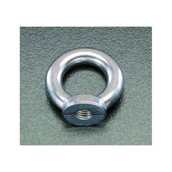 エスコメーカーお問い合わせ：06-6532-6226●材質…ステンレス(SUS316)●ねじ径…M10●内径…25●線径…10●使用荷重…120kg●細目ねじ