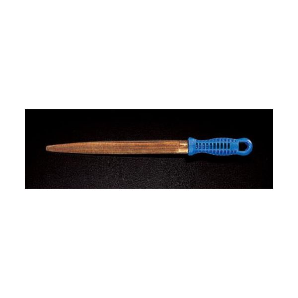 エスコメーカーお問い合わせ：06-6532-6226●刃長…260mm●刃幅…26mm●形状…半丸●材質…ベリリウム銅合金●粗さ…細目●全長…370mm