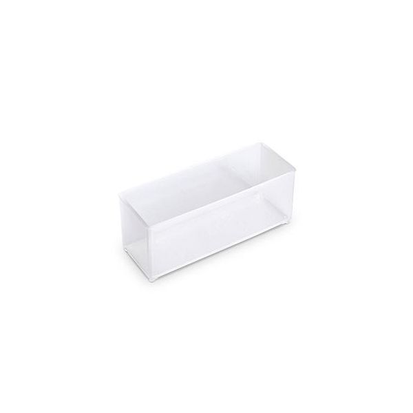 エスコメーカーお問い合わせ：06-6532-6226●サイズ(W×D×H)mm…外寸：39×109×47内寸：36×104×43●入数…4●材質…ポリプロピレン●raaco製パーツケース内の整理や小物の収納などに便利な『Inserts』シリ...
