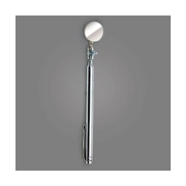 エスコメーカーお問い合わせ：06-6532-6226●ミラー径…φ22mm●全長…115〜450mm●倍率…等倍●重量(g)…30●本体材質…スチール●ミラー材質…ガラス●ミラー受部…ステンレス●シャフト部…バネ鋼メッキ●先端部分はボールジ...