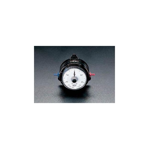 エスコメーカーお問い合わせ：06-6532-6226●精度…±5％F.S以内●外径サイズ…100mm●ダイヤフラム耐圧力…10kPa以内(0.1kgf/cm2)●適用ガス体…空気及び非腐食性ガス●定格目盛範囲…0〜50Pa●取付姿勢…垂直(指定)