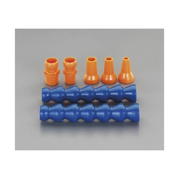 エスコメーカーお問い合わせ：06-6532-6226●＜セット内容＞●接続径…1/4”●コネクター…EA991EH-1A(R1/8”)、EA991EH-2A(R1/4”)●ノズル…EA991EL-1.6A、-3、-6（各1本）●ホース…EA...