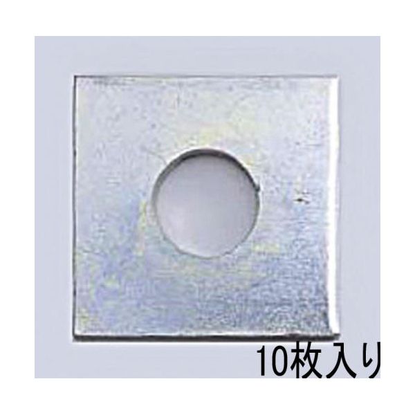 ●材質…SS400●対応ねじ…M12●内径…14.5mm●幅…40mm●厚み…2.3mm●重量…27.8g●入数…10枚　
