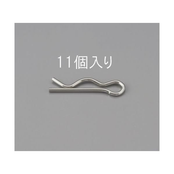 エスコメーカーお問い合わせ：06-6532-6226●材質…ステンレス(SUS304)●サイズ…M9●線径…1.6mm●全長…29.3mm●入数…11個