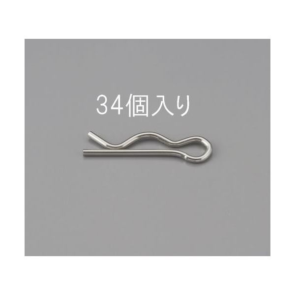 エスコメーカーお問い合わせ：06-6532-6226●材質…ステンレス(SUS304)●サイズ…M5●線径…1.0mm●全長…17.9mm●入数…34個
