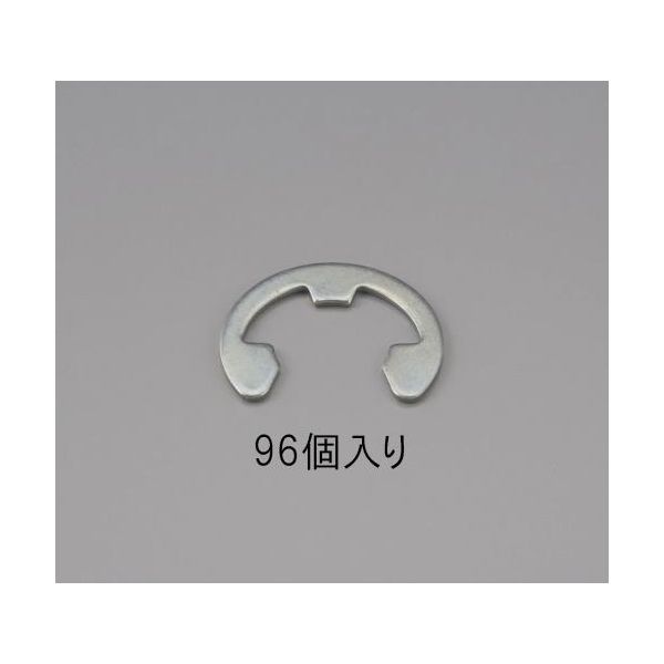 ●材質…鉄(三価クロメートメッキ)●適合軸径…4mm●入数…96個　