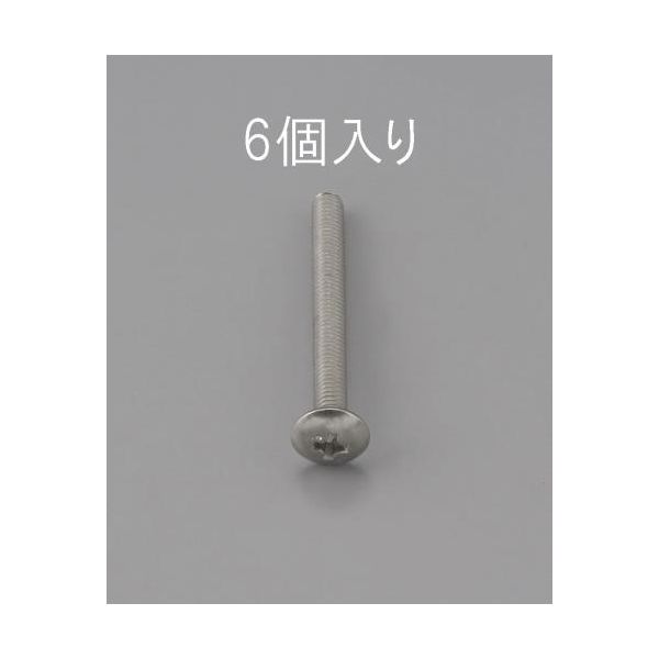 ●材質…ステンレス(SUS XM-7)●並目ねじ●全ねじ●頭形状…（＋）トラス頭●サイズ…M3×45●ピッチ…0.5●入数…6個　