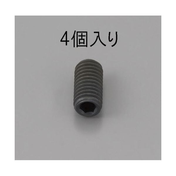 エスコメーカーお問い合わせ：06-6532-6226●材質…鉄(黒色クロメート)●並目ねじ●サイズ…M12×18●ピッチ…1.75●入数…4個