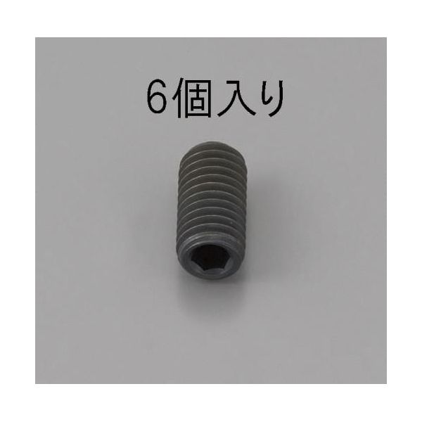 ●材質…鉄(黒色クロメート)●並目ねじ●サイズ…M12×10●ピッチ…1.75●入数…6個　