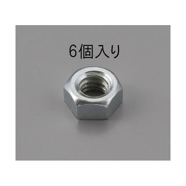 ●材質…鉄(ユニクロメッキ)●サイズ…W1/2”×2.3●山数…12●入数…6個●六角対辺(mm)…21●並目ねじ　