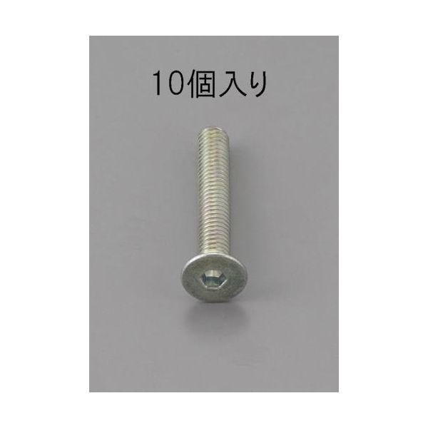 エスコメーカーお問い合わせ：06-6532-6226●材質…鉄(三価クロメート)●並目ねじ●全ねじ●サイズ…M6×25●ピッチ…1●入数…10個