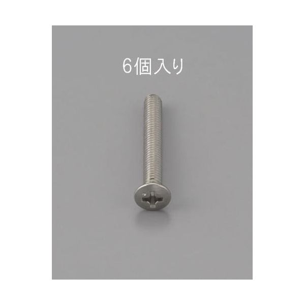 エスコメーカーお問い合わせ：06-6532-6226●材質…ステンレス(SUS XM-7)●並目ねじ●全ねじ●頭形状…（＋）丸皿頭●サイズ…M4×30●ピッチ…0.7●入数…6個