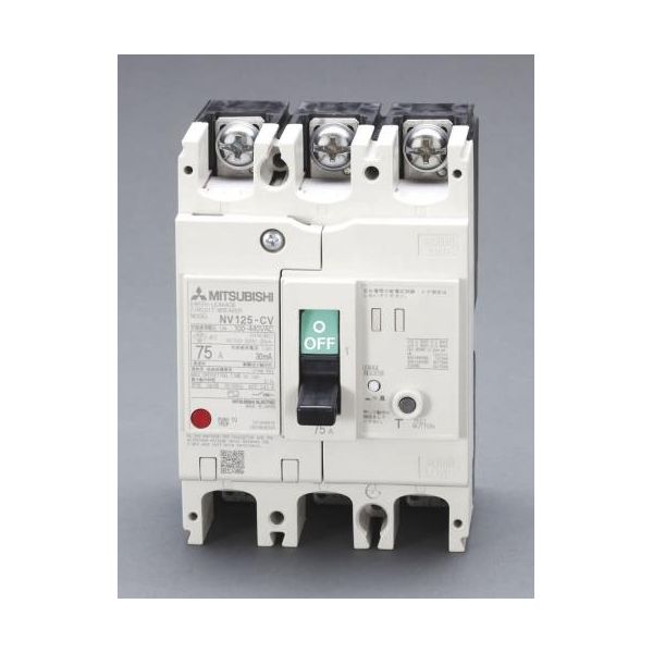 エスコメーカーお問い合わせ：06-6532-6226●フレーム125用●定格使用電圧…100〜440V●定格感度電流…　100・200・500mA(切替式)●サイズ（mm）… a：90 b：130 c：68 ca：90●重量…1000g●極...