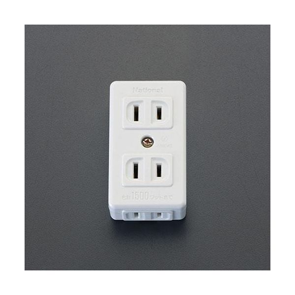 ●型式…WH2163KWP●定格…15A 125V●差込口…3個●サイズ(mm)…40×75×23(D)　