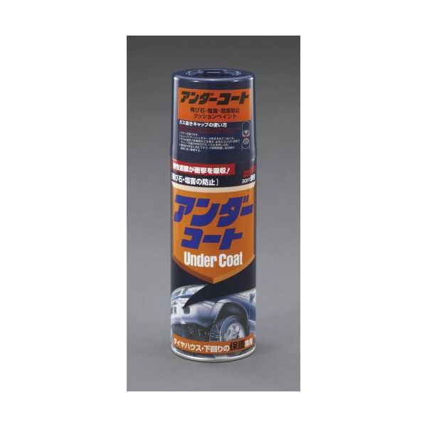 ●内容量…420ml●色…黒●パッケージ重量…500g●耐熱温度…約80℃●タイヤハウスや下回り各部に●クッション性のある厚い塗膜ができます。●石や砂利のはねによる傷、海岸地方の塩害等の防止に　