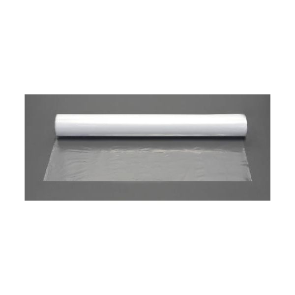 エスコメーカーお問い合わせ：06-6532-6226●建築養生用に●期間の長い現場や風のある現場に●養生面がよく見えて安心●厚手タイプ●材質…ポリエチレン●厚さ…0.1mm●サイズ…1800mm×50m(ダブル)●広げた時のサイズ…3600...