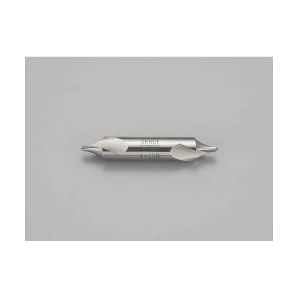 エスコメーカーお問い合わせ：06-6532-6226●材質…SKH51●角度…R型●先端径…2.5mm●胴径…8.0mm●全長…53mm●R…8.0●刃長…7.5mm●用途…精密加工、R面取り加工に