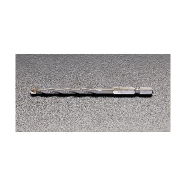 エスコメーカーお問い合わせ：06-6532-6226●インパクトドリル用●超硬チップ付●適合材…ブロック、モルタル、窯業系サイディングボードなど●穿孔可能材…塩ビ管、押し出し成型セメントなど●六角シャンク…1/4”●刃先径…2.8mm●全長...