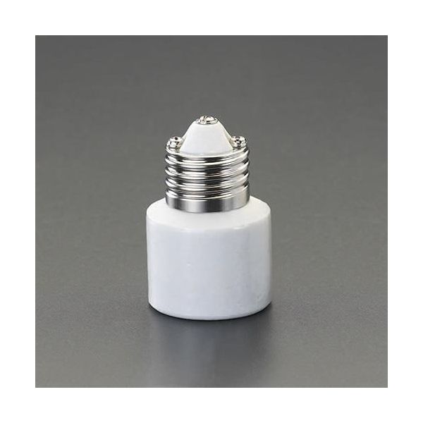 エスコメーカーお問い合わせ：06-6532-6226●口金E26から口金E26の延長用アダプターです。●延長数値…35mm●口金がソケットに届かない場合等にご利用下さい。●磁器製(セト製)で熱に強く、メッキ加工済みでサビにも強いのが特徴です。