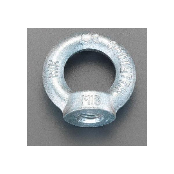 ●材質…スチール(亜鉛メッキ)●DIN582●ねじ径…M16●内径…35mm●線径…14mm●使用荷重…700kg　