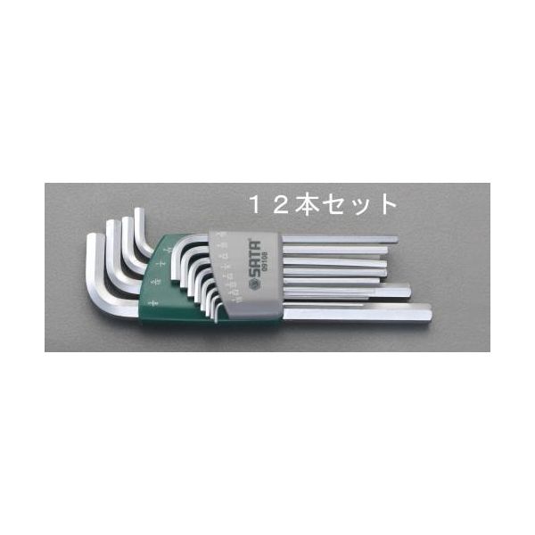 エスコメーカーお問い合わせ：06-6532-6226●＜セット内容＞…12本セット●サイズ…1/16”・5/64”・3/32”・7/64”・1/8”・9/64”・5/32”・3/16”・7/32”・1/4”・5/16”・3/8”●総重量…3...