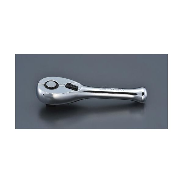 エスコメーカーお問い合わせ：06-6532-6226●差込角…1/4インチ●先端幅…22mm●先端厚み…10mm●全長…80mm●重量…90g●送り角度…10°●ギア数…36●左右切替式●ロッキング式