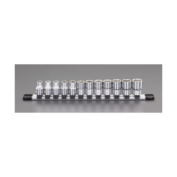 エスコメーカーお問い合わせ：06-6532-6226●＜セット内容＞…12個組●対辺：10mm、外径：15mm、全長：35mm●対辺：11mm、外径：16.2mm、全長：35mm●対辺：12mm、外径：17.5mm、全長：35mm●対辺：1...