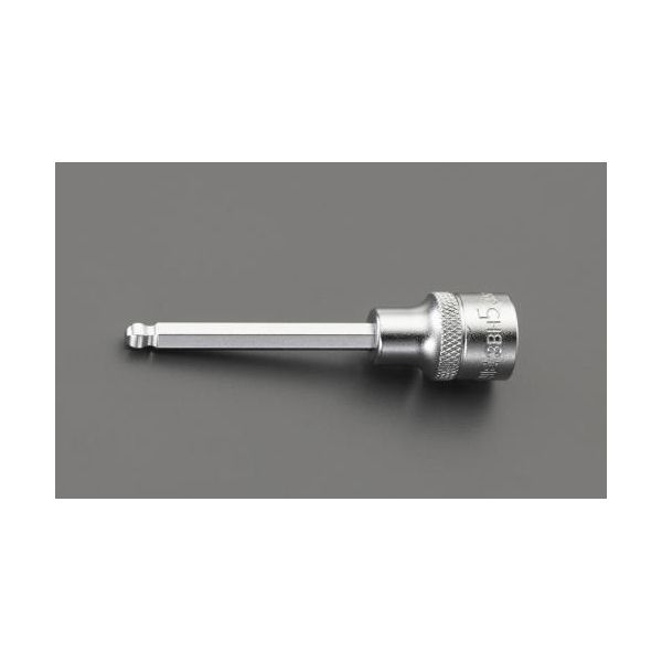 エスコメーカーお問い合わせ：06-6532-6226●差込角…3/8”●対辺…6mm●サイズ…D：17mm、A：48mm、L(全長）：75mm●重量…45g●±30°まで角度をつけることができます。