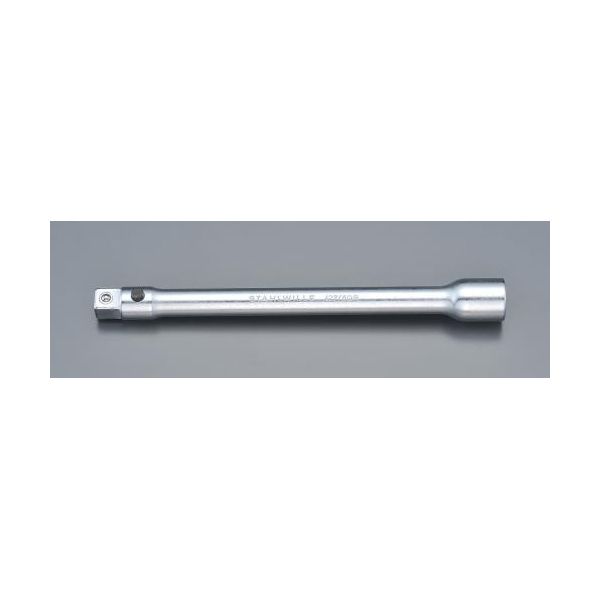 エスコメーカーお問い合わせ：06-6532-6226●差込角…3/8”●全長…76mm●外径…17mm●重量…66g●ロッキング機能付●ソケット類の確実な着脱を容易に行えるクイックリリースタイプ●奥まった場所での作業に便利な3/8”DRのエ...