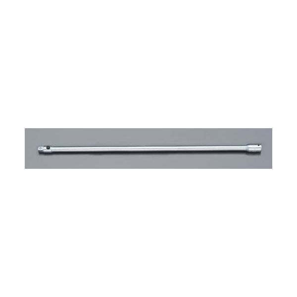 エスコメーカーお問い合わせ：06-6532-6226●差込角…1/4”●全長(mm)…356●ソケット部外径(mm)…11.6●重量(g)…150●ロッキング機能付●ソケット等の脱着は黒いボタンを押して、先端のロックを外しつつ行なってくださ...